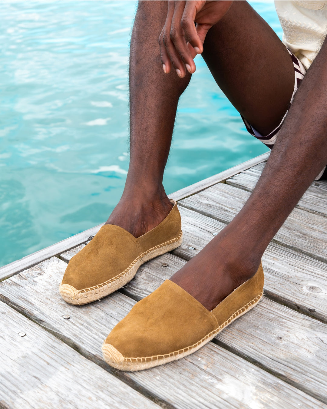 The Original Espadrille | Miel Brown Leather Men's Espadrilles – Soludos